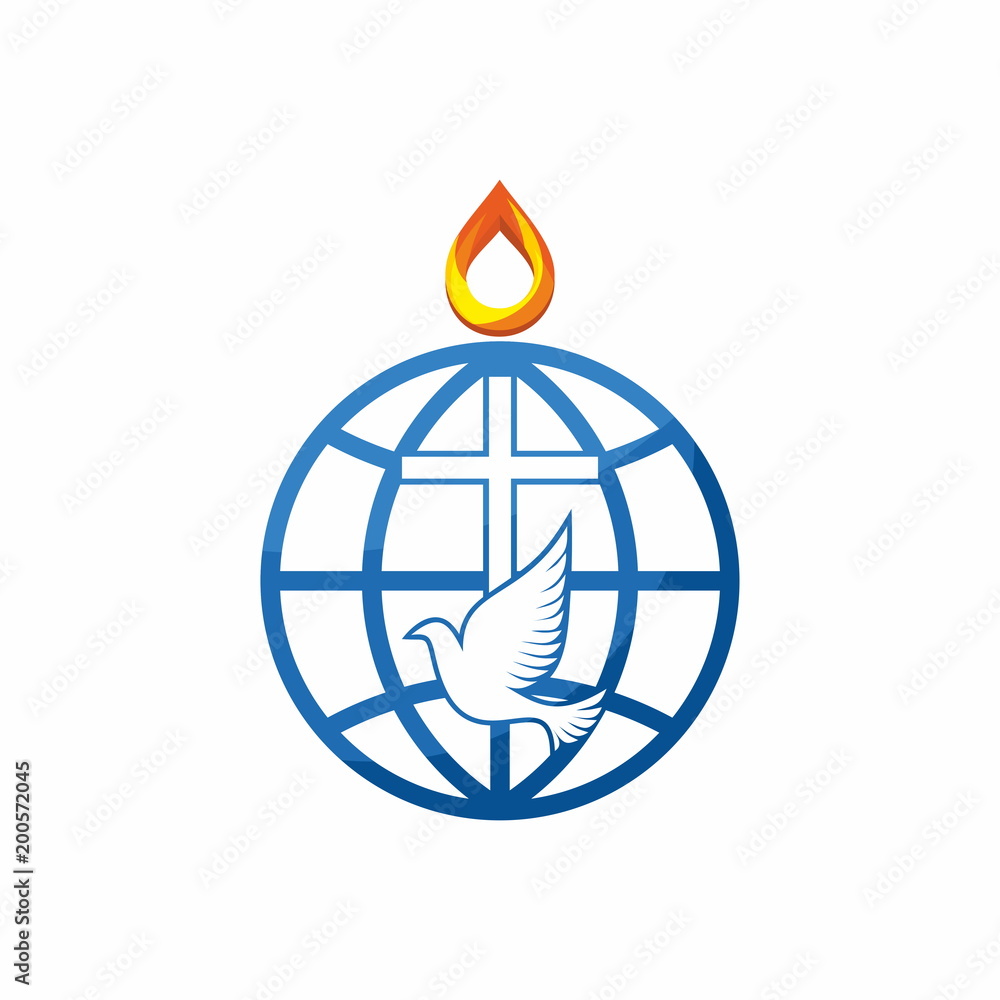 Church Dove Vector