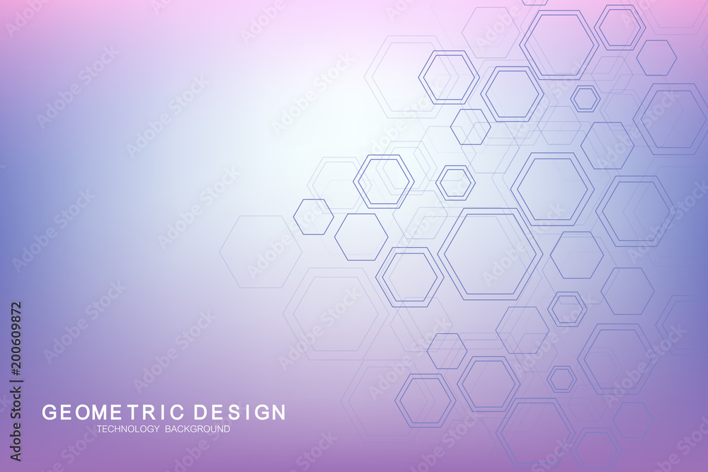 Abstract medical background. Science and connection vector concept ...