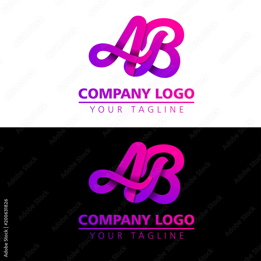 Letter alphabets logo emblem Stock Vector | Adobe Stock