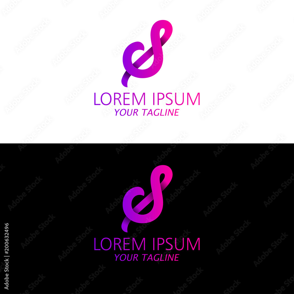 Letter alphabets logo emblem Stock Vector | Adobe Stock