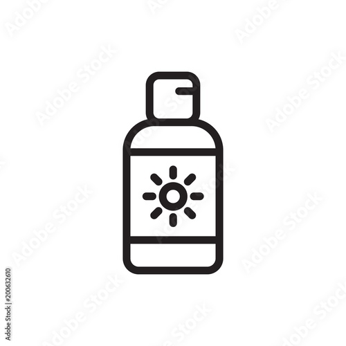 Sunscreen Coloring Page