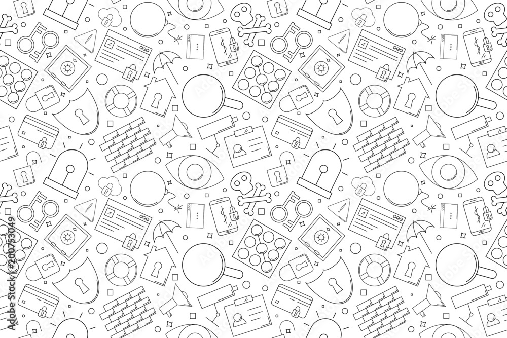 Safety Background Pattern