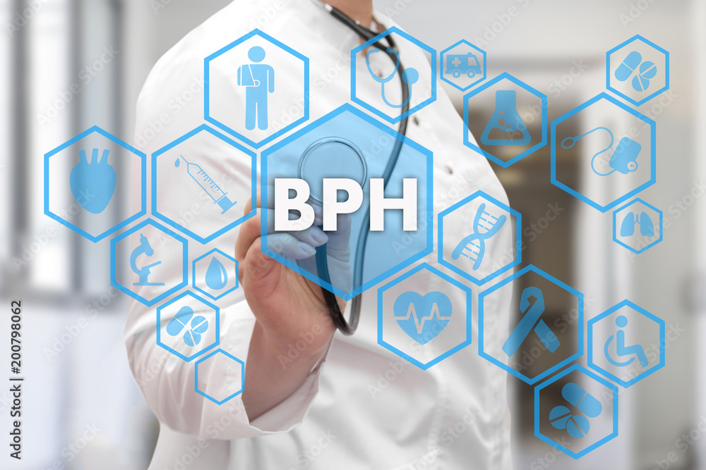 Poster Medical Doctor and BPH, Benign Prostatic Hyperplasia words in ...