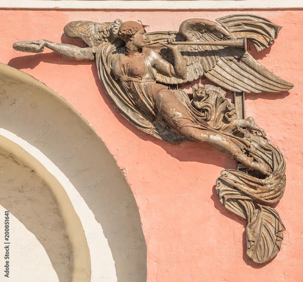 Photo & Art Print ancient bas-relief depicting the winged goddess of ...