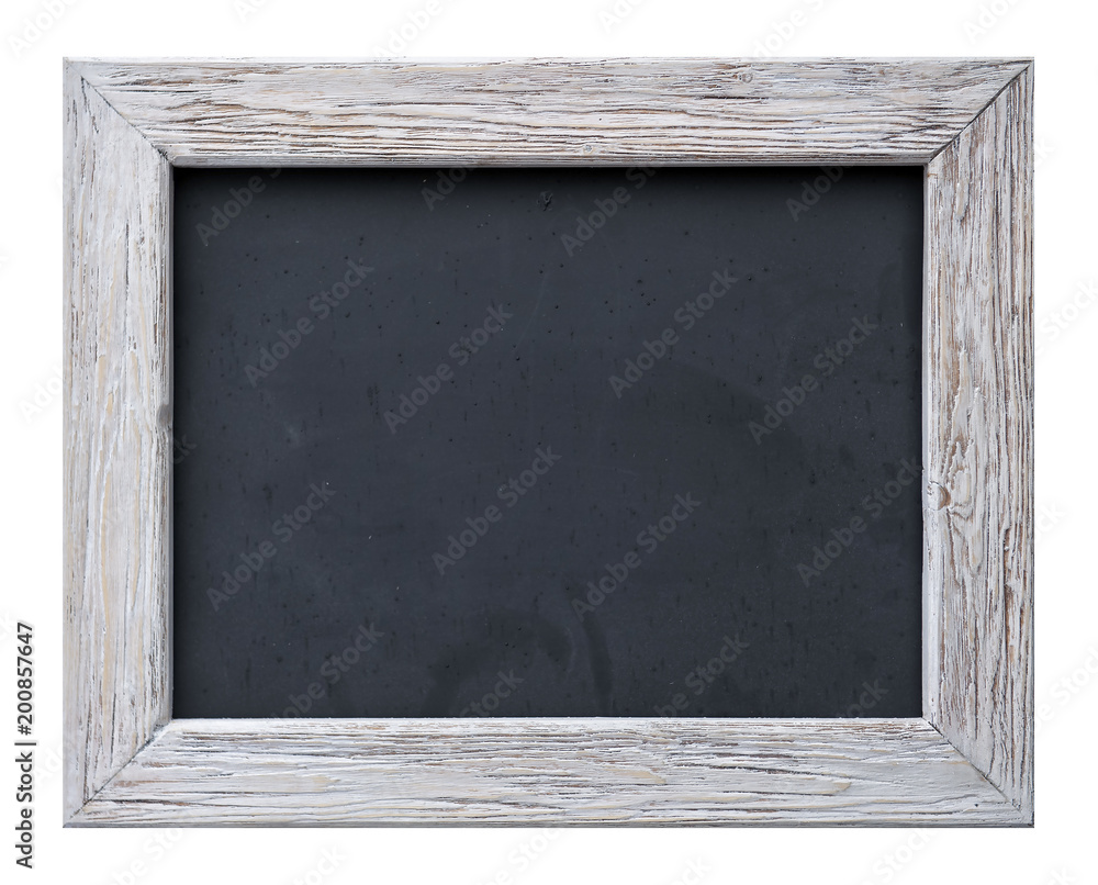 Slate, frame for pictures and photos made of wood in rustic style (on ...