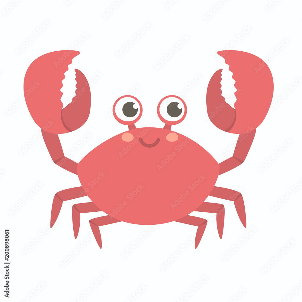 Red Crab Drawing