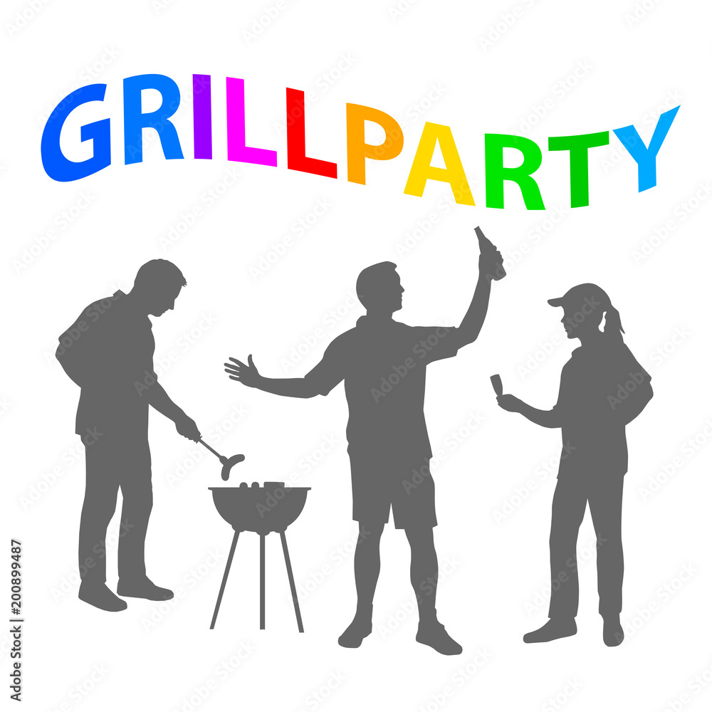 Grillfest - 14 Stock-Vektorgrafik | Adobe Stock