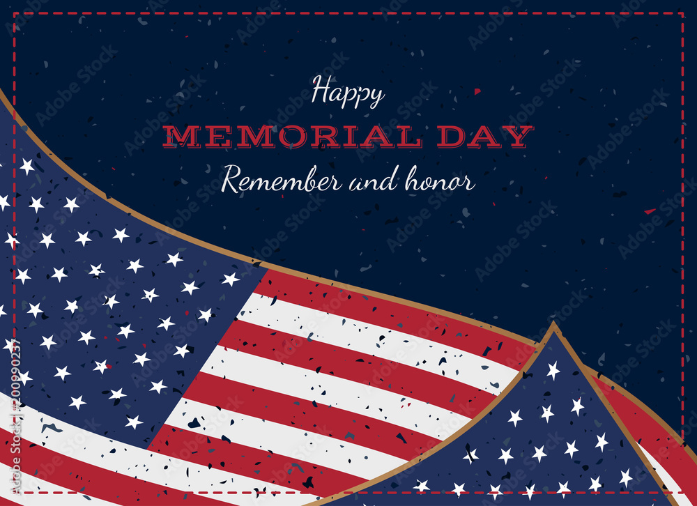 Happy Memorial Day Vintage