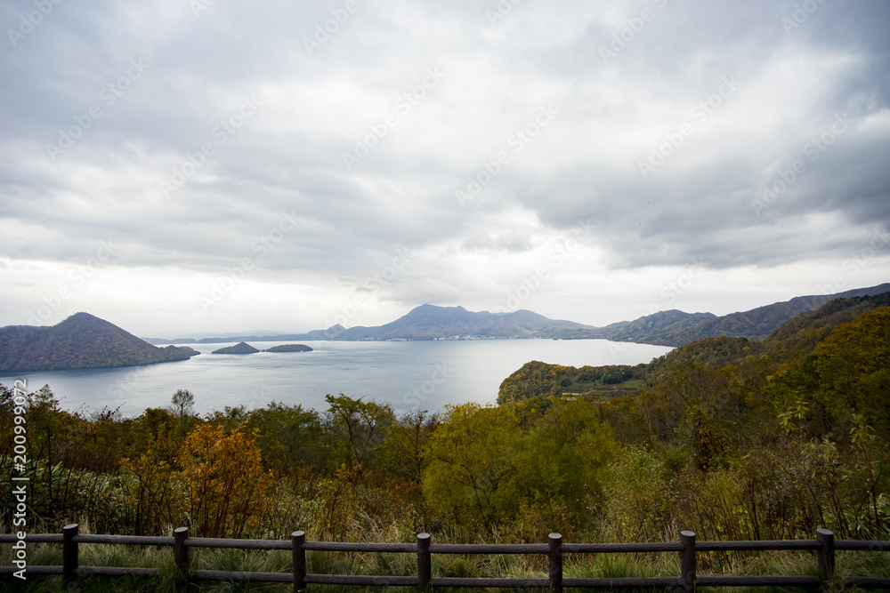 Beautiful view from Sairo Observatory view point, Hokkaido, Japan ...
