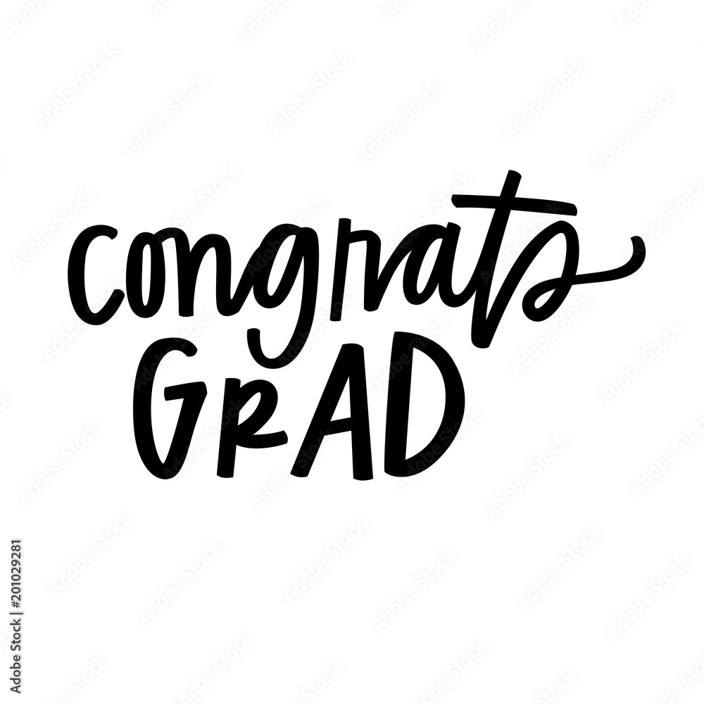 Congrats grad Stock Vector | Adobe Stock