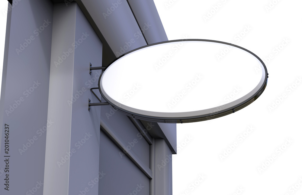 Double sided Back lit signage oval board, led glow advertising board ...