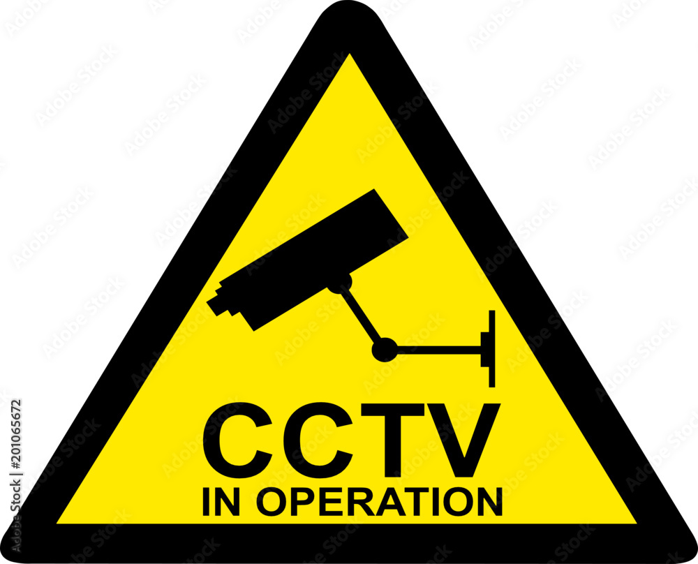 CCTV Symbol Stock Vector | Adobe Stock