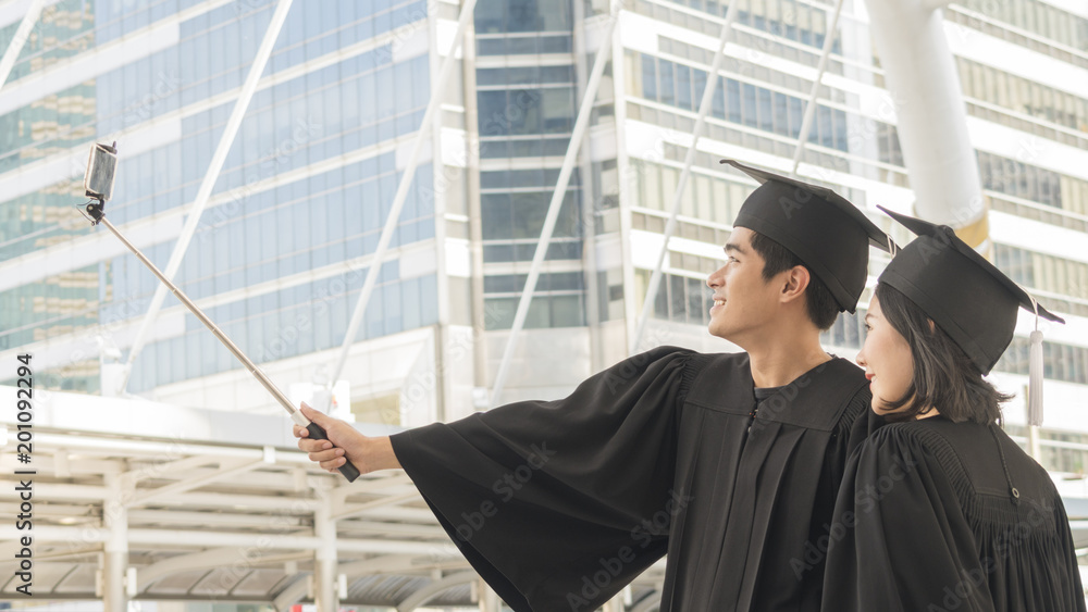 happy graduation teen graduation gowns in congratulation ceremony use ...