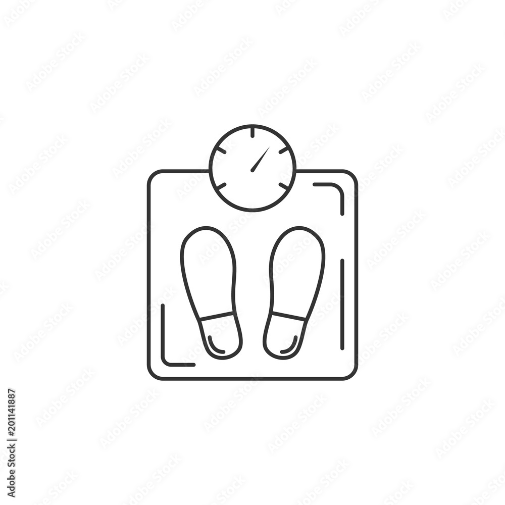 Human Scale icon. Simple element illustration. Human Scale symbol ...