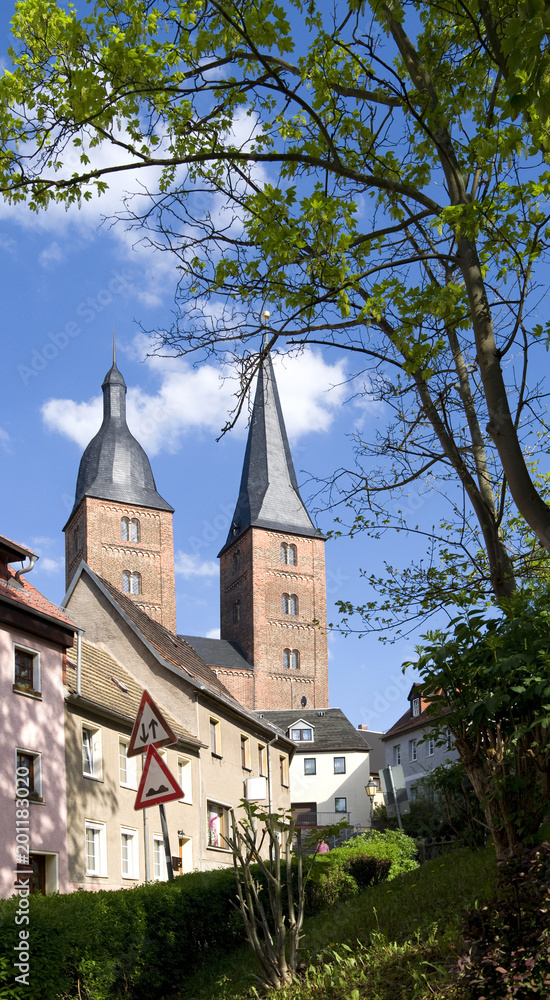 Altenburg / Germany: The so called "Red Spires" of the former ...