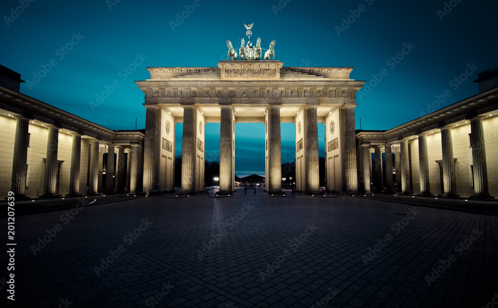 Brandenburg Gate At Night