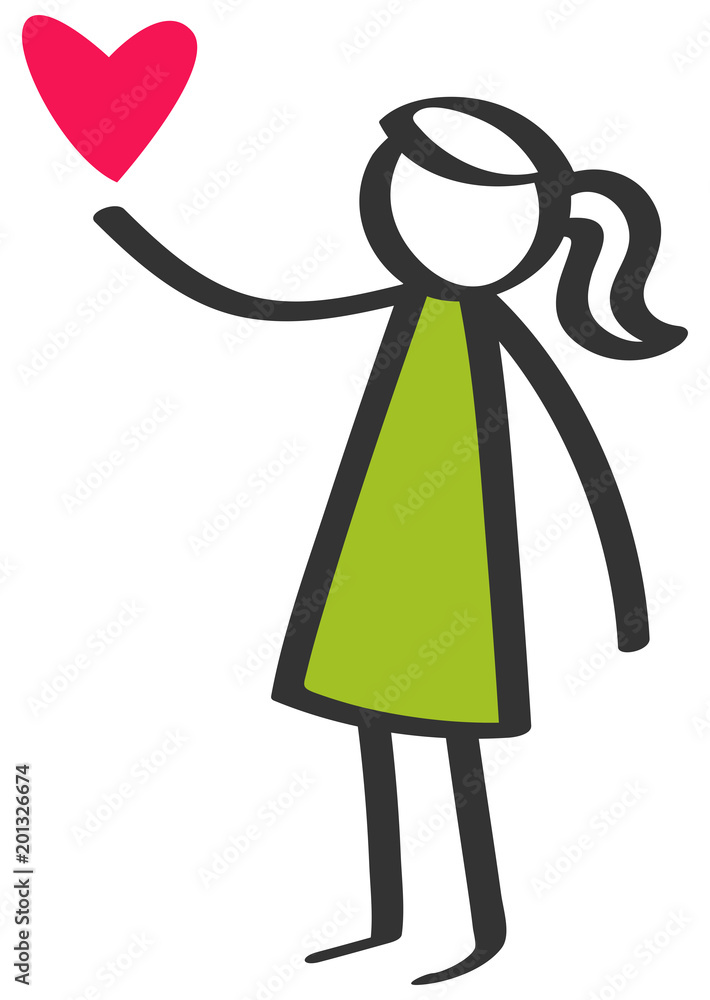 Stick Figure Getting Dressed