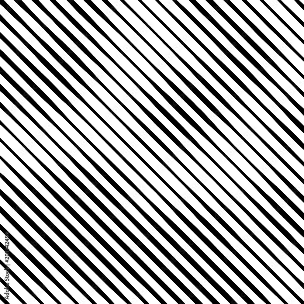 Diagonal lines and wavy stripes vector background. Black and white ...