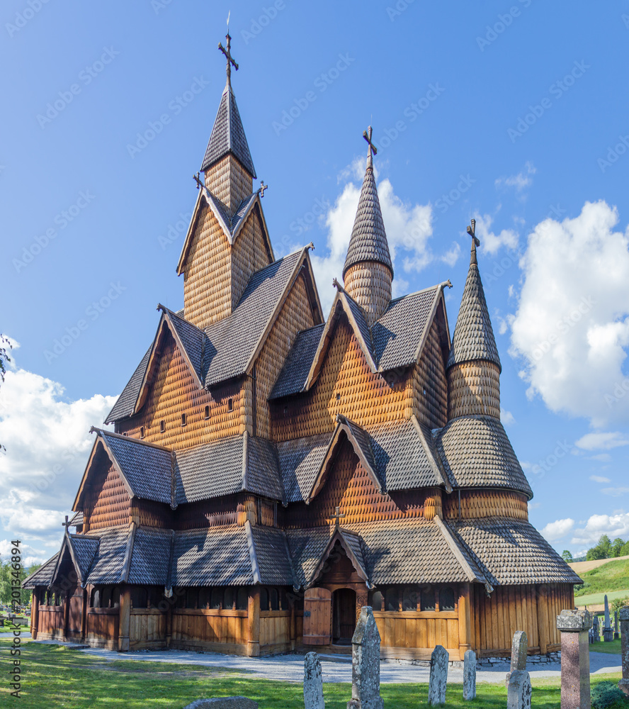 Heddal Stave Church, Norway's largest stave church, Notodden, Norway ...