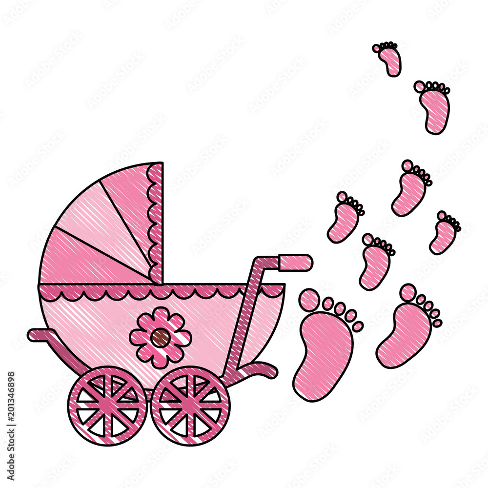 Baby Girl Footprints