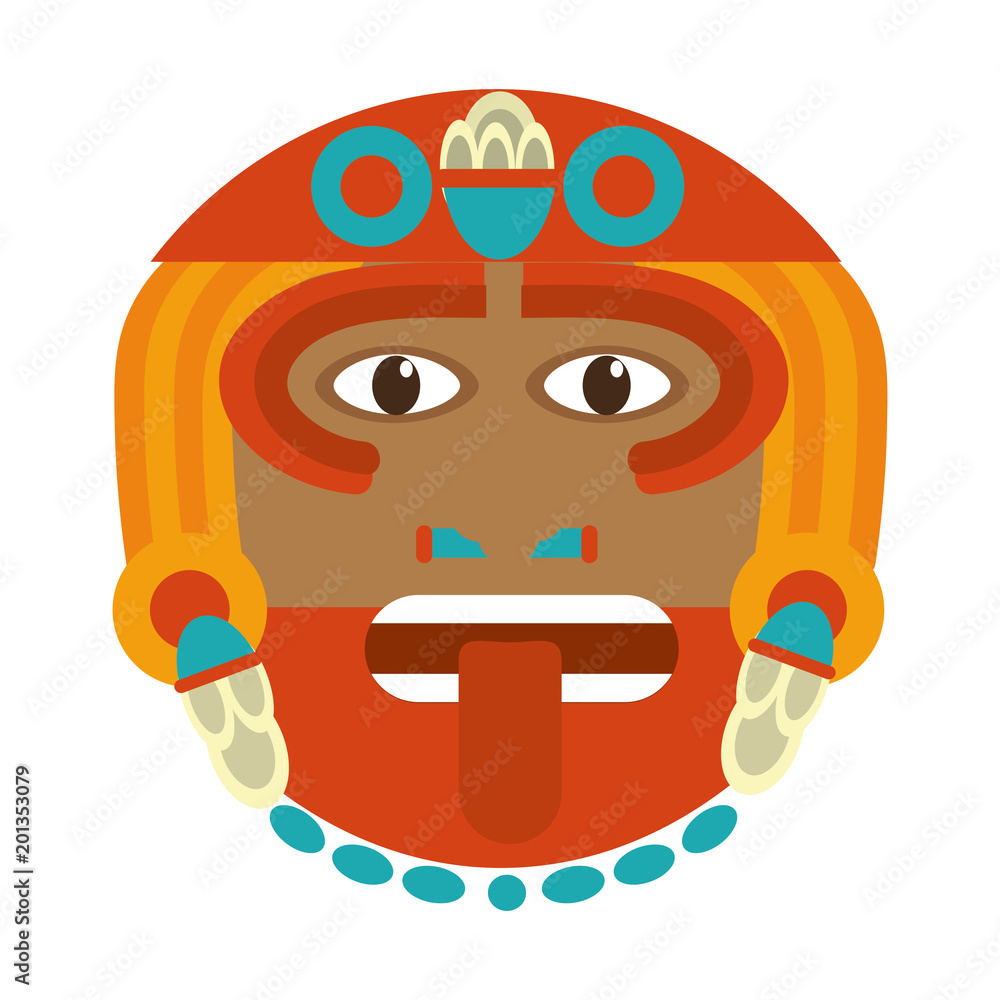 Aztec Sun God Symbol