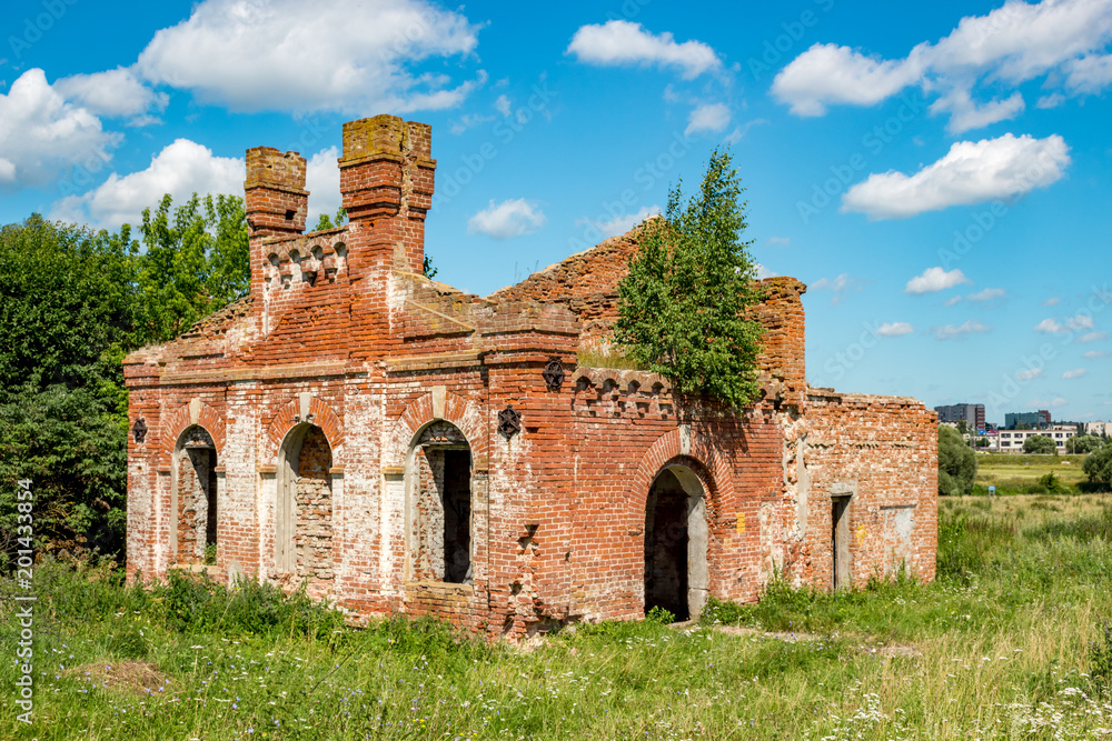 TROITSKOE, RUSSIA - AUGUST 2017: The Vorontsova-Dashkova estate in ...