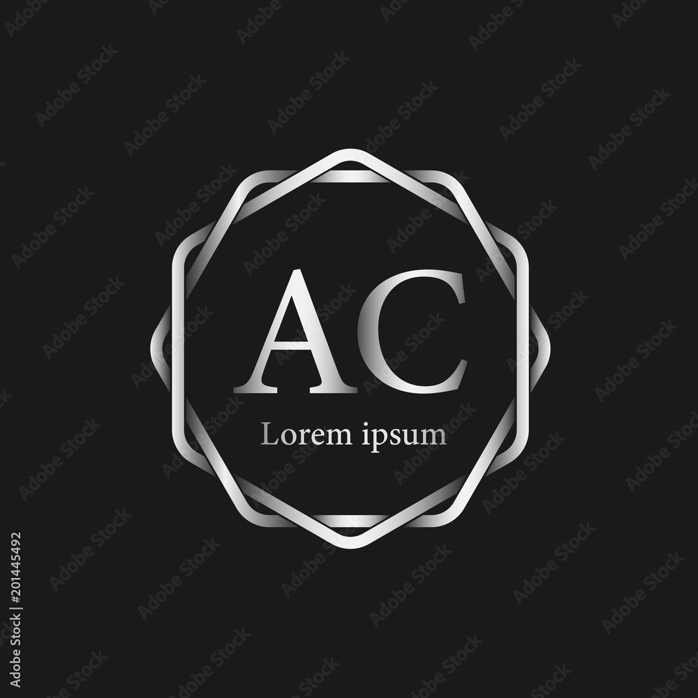 Initial Letter AC Logo Tempalate Stock Vector | Adobe Stock