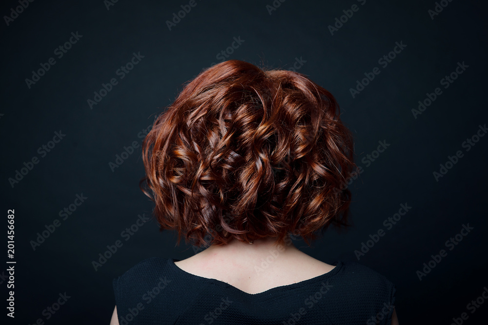 Short Curly Bob Hairstyles Back View