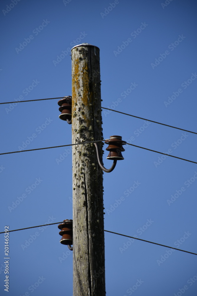 Foto de Stromleitung, 220 V, 230 V, 380 V, 400 V, Wechselstrom ...