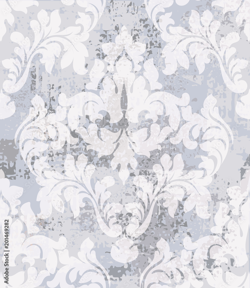 Baroque pattern vintage background Vector. Ornamented texture luxury ...