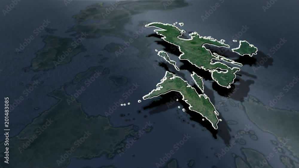 Bicol Region - Animation Map Regions of the Philippines 素材庫影片 | Adobe Stock