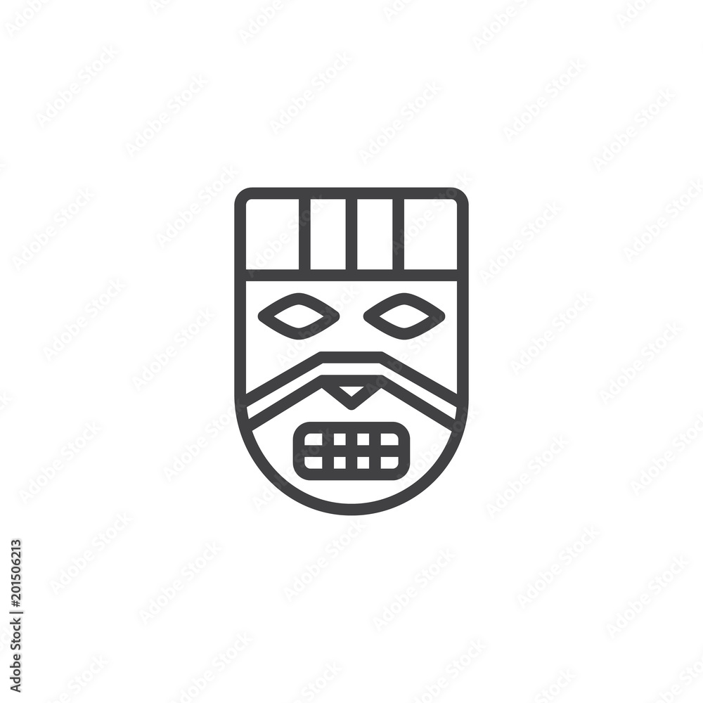 Simple African Masks Designs