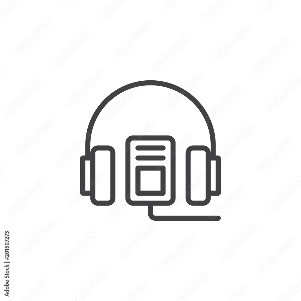 White Mp3 Audio Logo