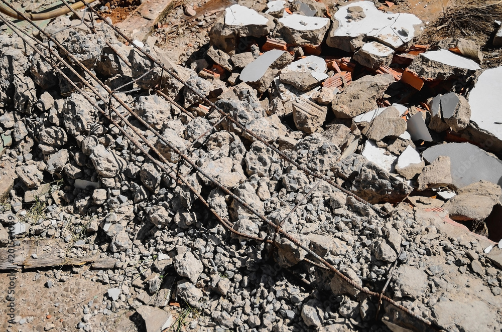 Wall Debris