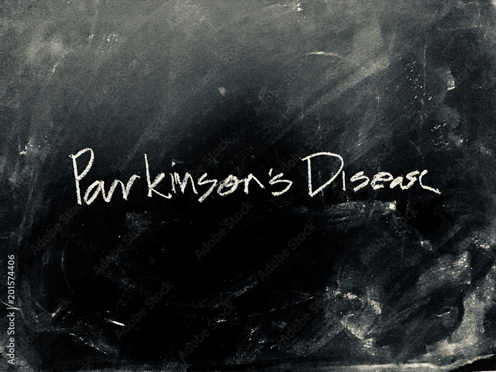 Parkinson's Disease handwritten on Blackboard Stock Photo | Adobe Stock
