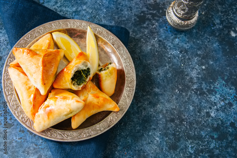 Iftar food during ramadan, arabic and middle eastern food concept ...