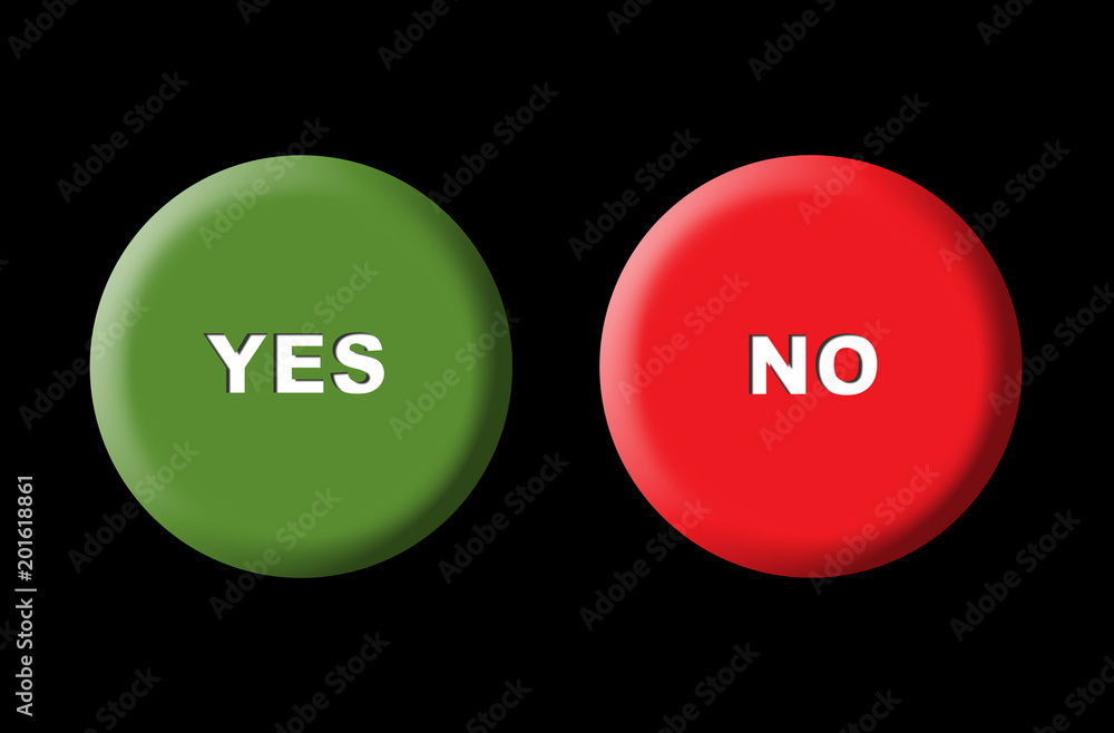 Yes No Buttons