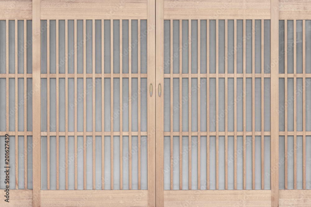 Shoji , Traditonal Japanese door , window or room divider consisting of ...