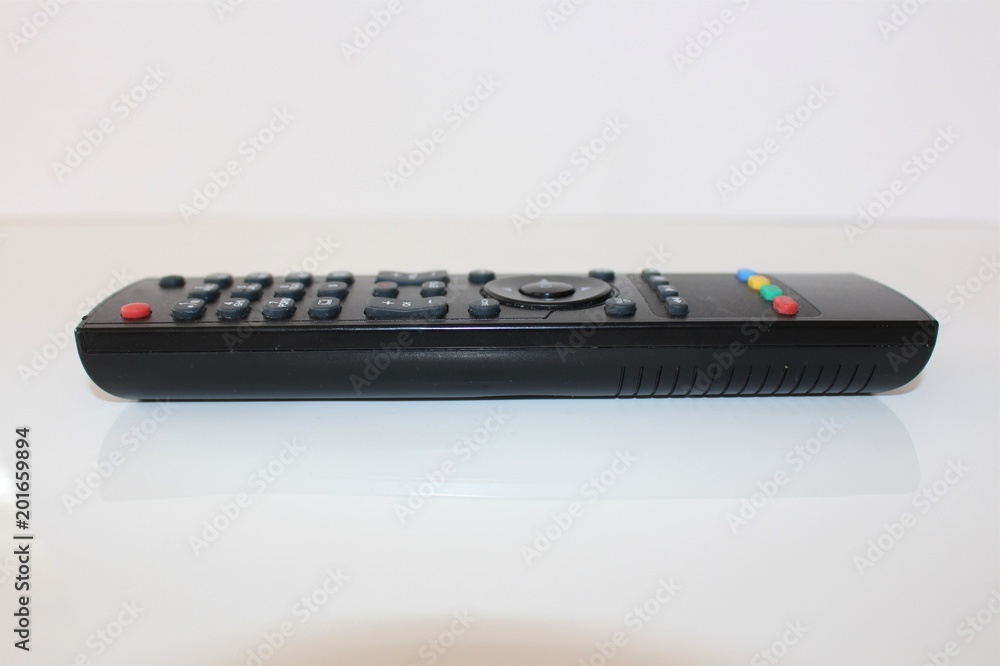 Remote control. A remote control isolated on white with clipping path ...