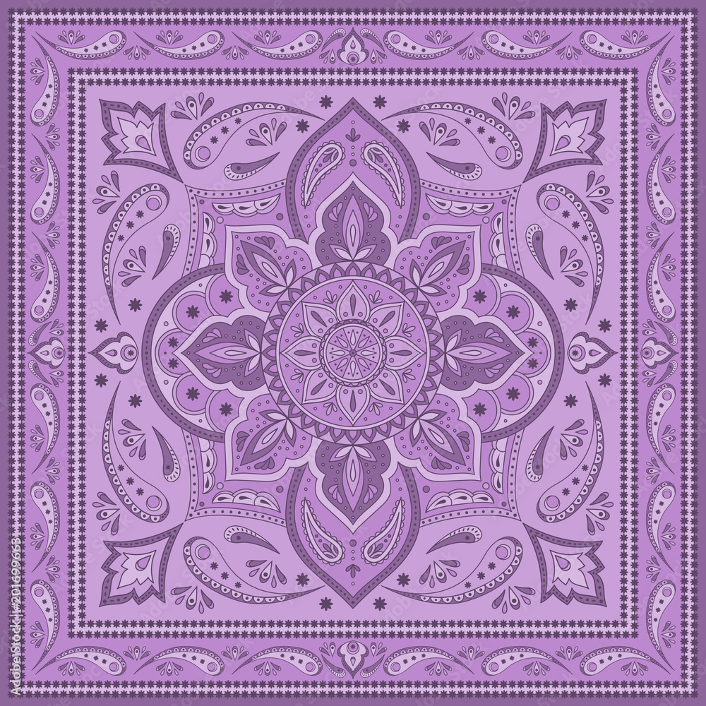 Paisley Bandana Border