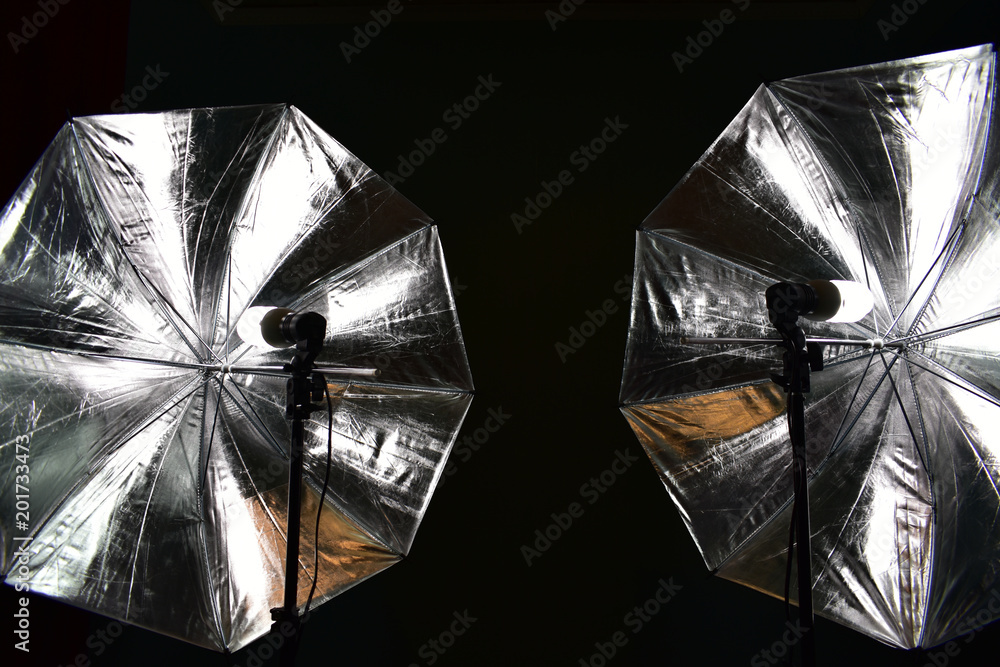 reflective shiny umbrella with the included energy-saving lamp for ...