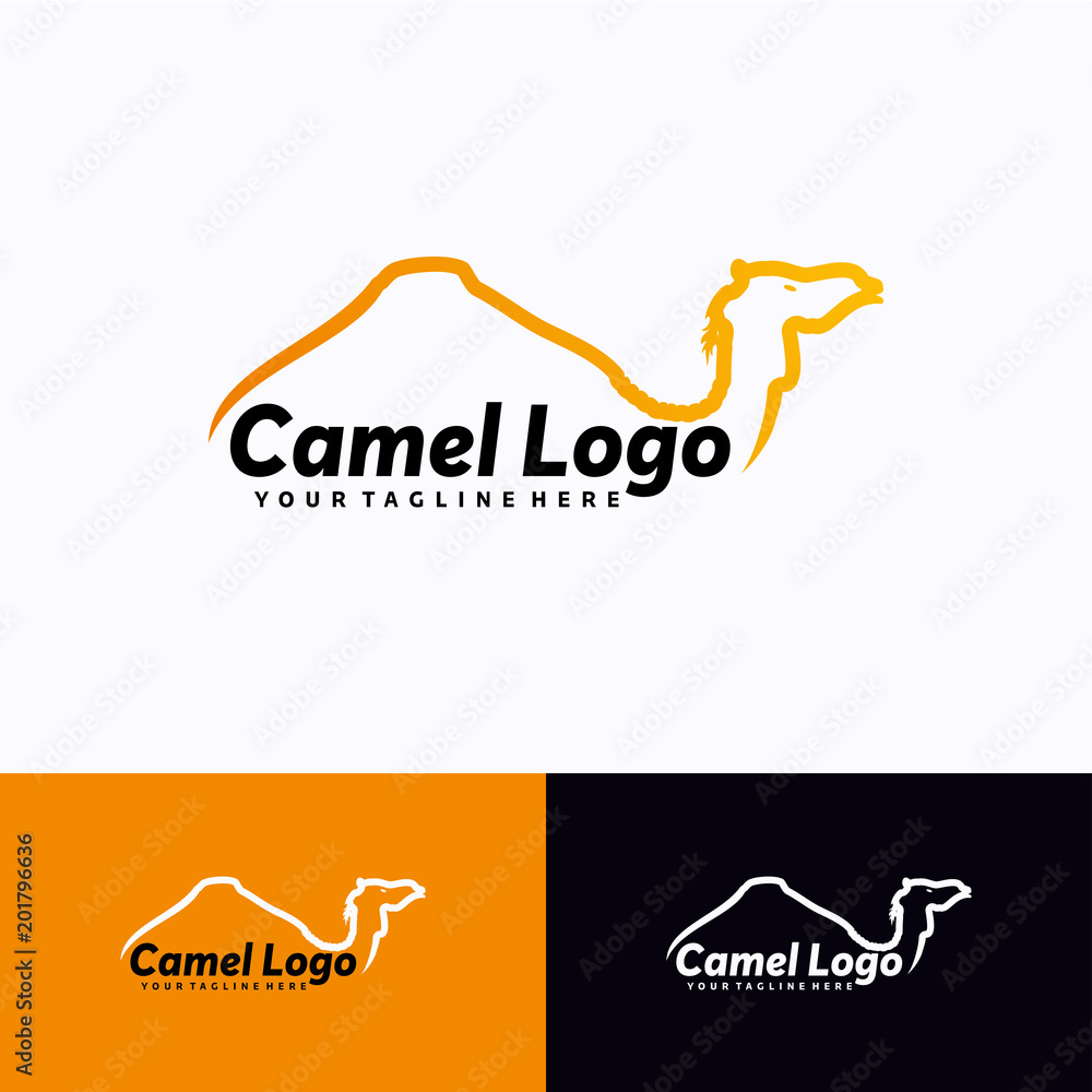 Camel Logo Template Design. Creative Vector Emblem, for Icon or Design ...