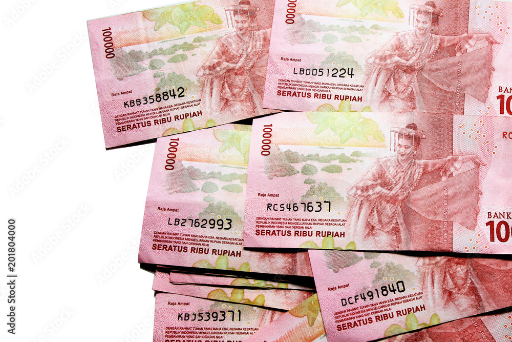 Indonesia bank notes / The rupiah is the official currency of Indonesia ...