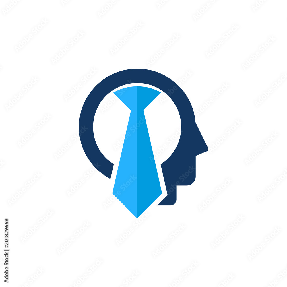 Job Head Logo Icon Design Stock Vector | Adobe Stock