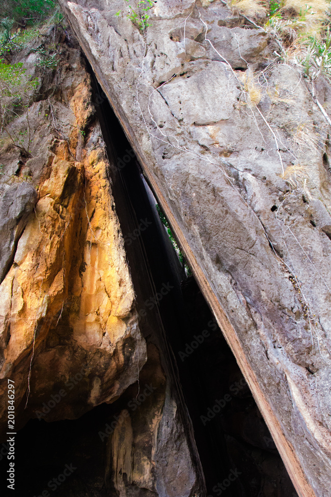 Rock reliefs thai stone texture beautiful monumentally, NATIONAL PARK ...