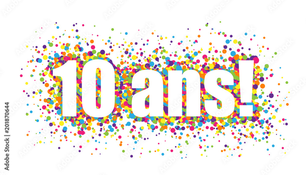 Icône Vecteur 10 ANS Stock Vector | Adobe Stock