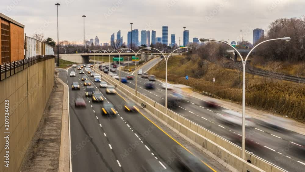 Gardiner Expressway Toronto Traffic Stock Video | Adobe Stock