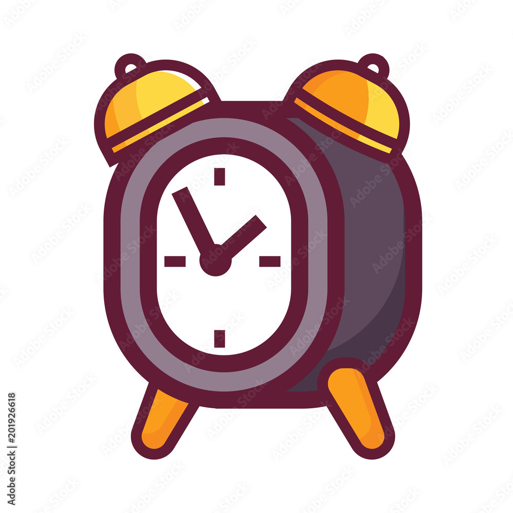 Old Alarm Clock Cartoon