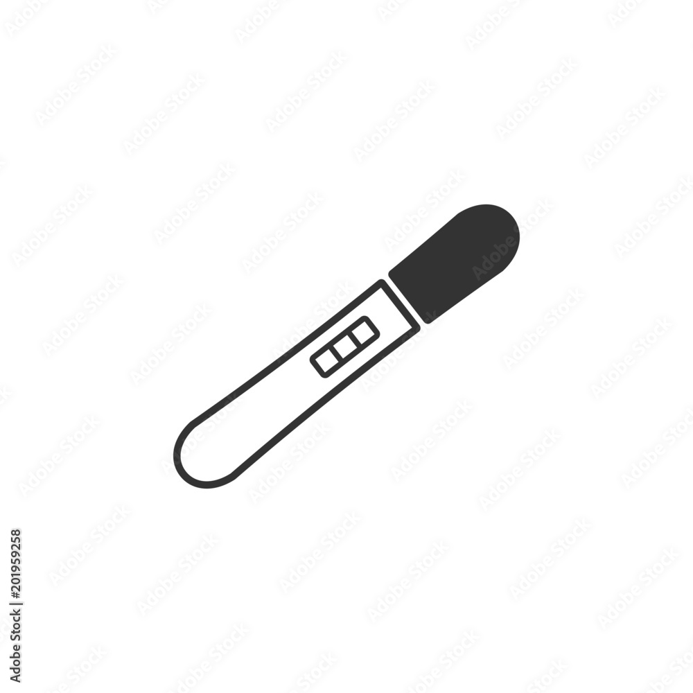 Pregnancy test icon. Simple element illustration. Pregnancy test symbol ...