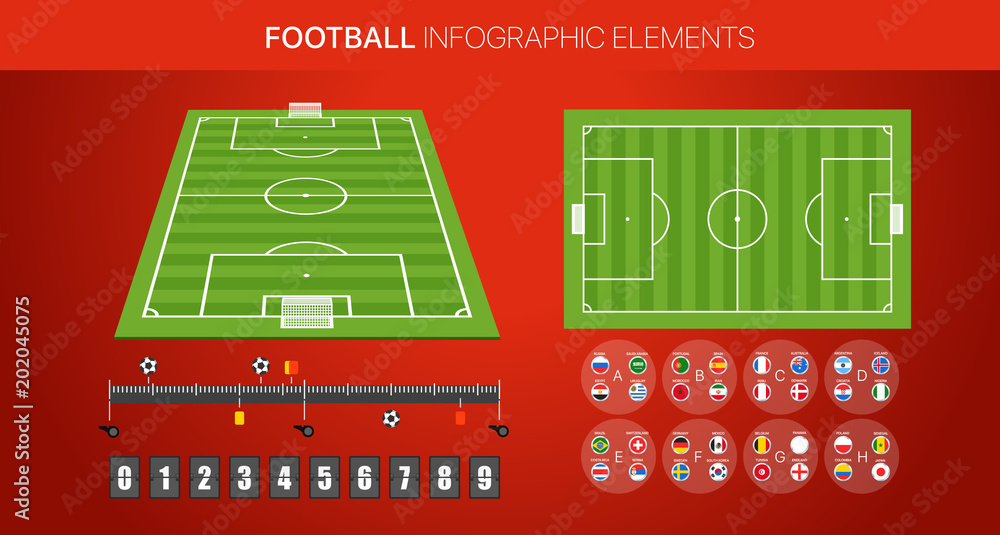 Soccer Infographic Template